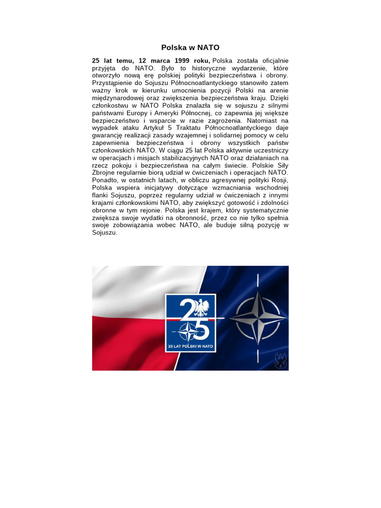 Polska W Nato | PDF