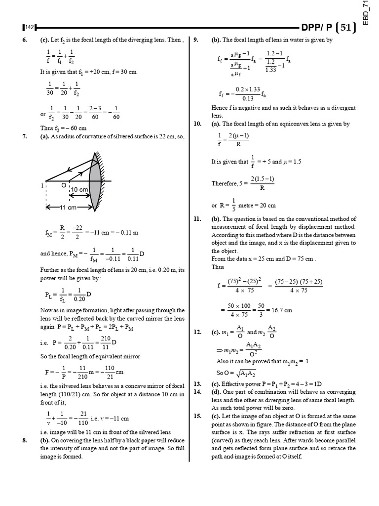 DPPS Neet Disha Physics Original - Part64 142 | PDF | Optics | Electromagnetic Radiation