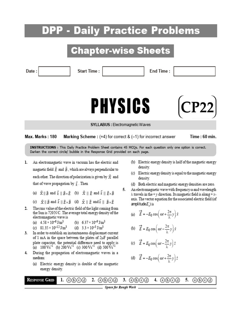 DPPS Neet Disha Physics Original - Part88 | PDF | Waves | Electromagnetic Radiation