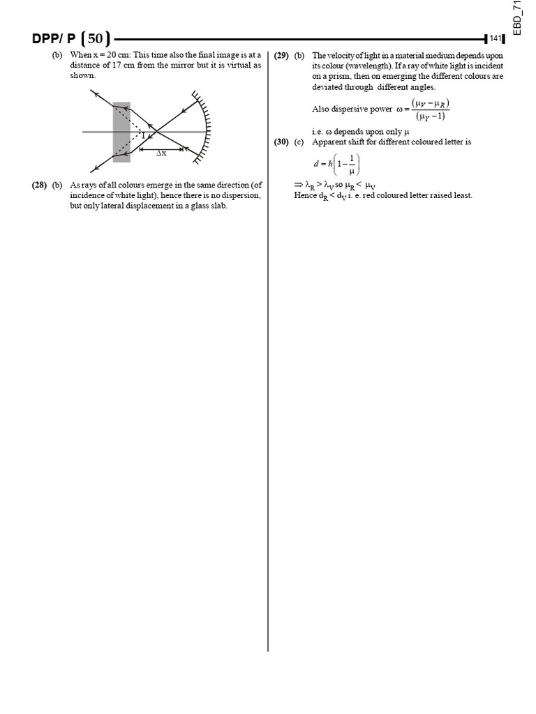 DPPS Neet Disha Physics Original - Part64 140 | PDF