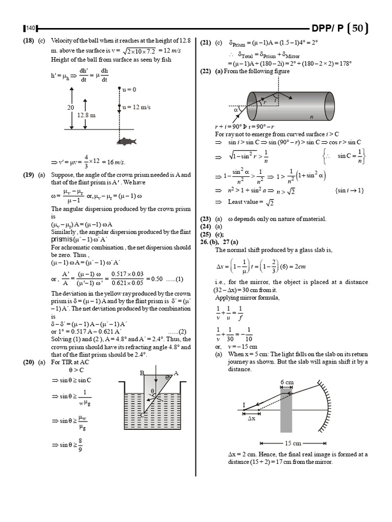 DPPS Neet Disha Physics Original_Part64 139 | PDF | Dispersion (Optics) | Applied And ...