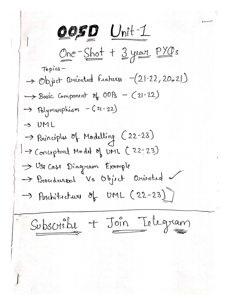 Oosd Unit 1 Oneshotbymultiatoms (1) | PDF | You Tube | Social Media