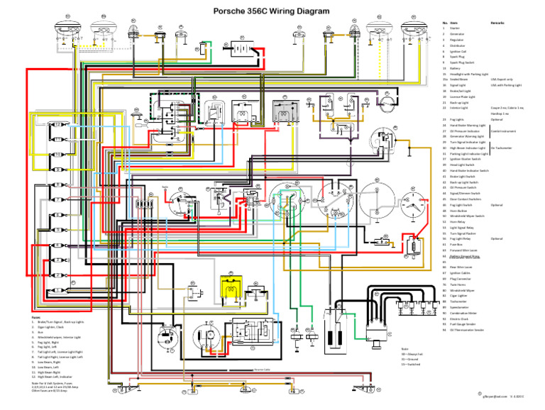 356c Wiring Diagram | PDF | Switch | Rear Wheel Drive Vehicles