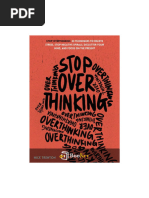 Stop Overthinking | PDF | Thought | Mindfulness