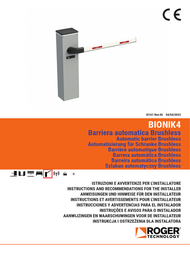 Bionik 4 (Roger Technology) | PDF | Physical Quantities