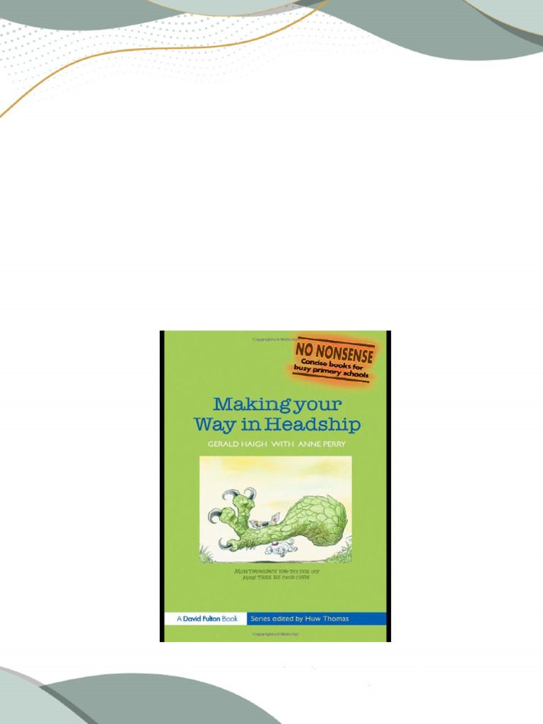 Get Making Your Way in Headship N0 Nonsense Series 1st Edition Gerald ...