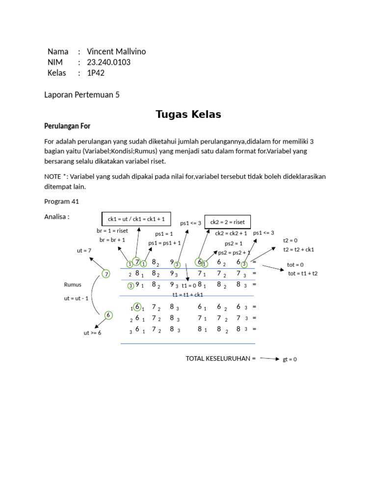 Laporan Pertemuan 5 | PDF