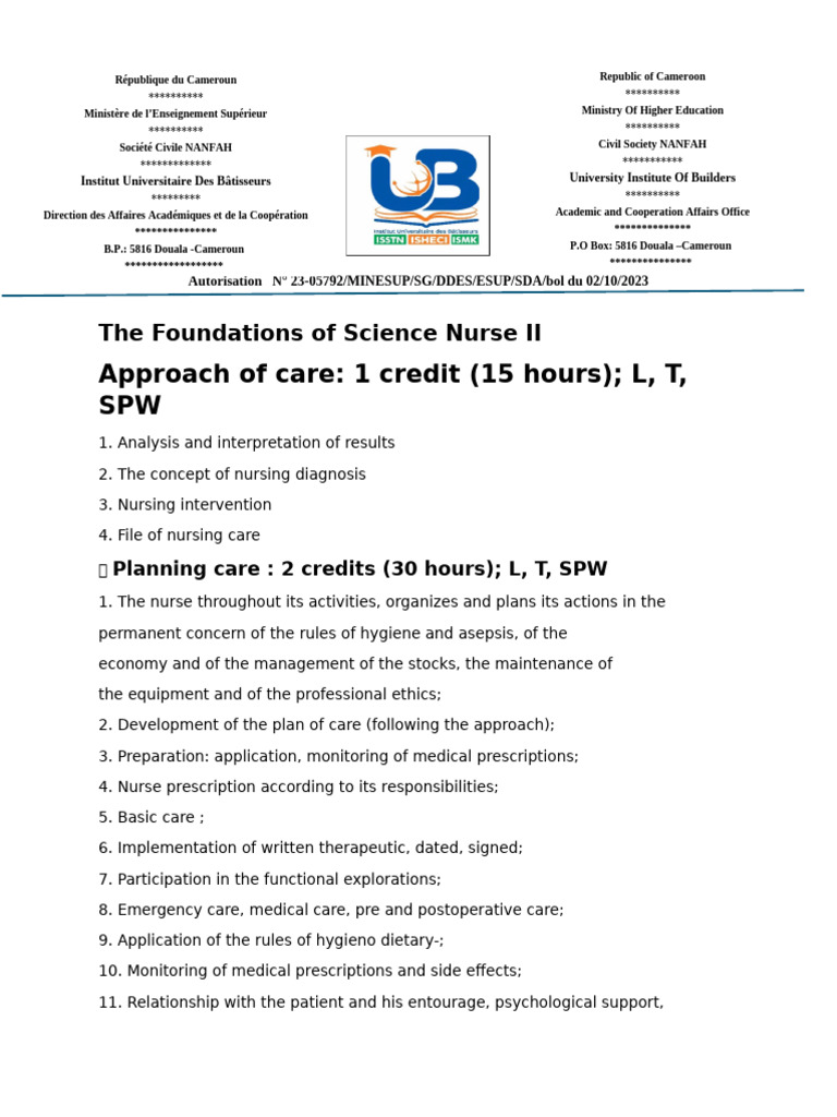 The Foundations of Science Nurse II Sem 2 | PDF | Nursing | Medical ...