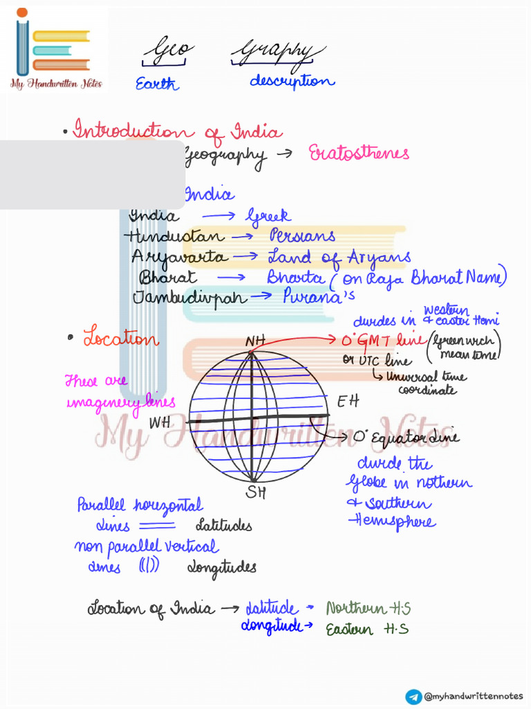 Geography HNDWRN Myhandwrittennotes | PDF