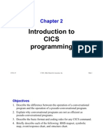 CICS Cheat Sheet | PDF | Computer Program | Programming
