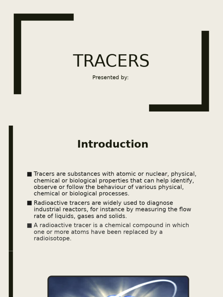 Understanding Radioactive Tracers | PDF | Radioactive Tracer ...