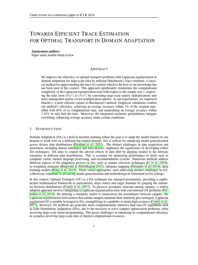6776 Towards Efficient Trace E | PDF | Matrix (Mathematics) | Mathematical Optimization