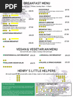 Hungry Horse Menu Overview | PDF | French Fries | Hamburgers