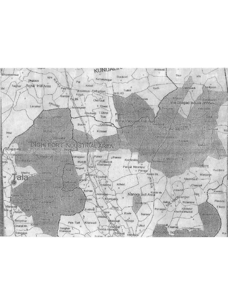 Dighi Port Indu Area | PDF