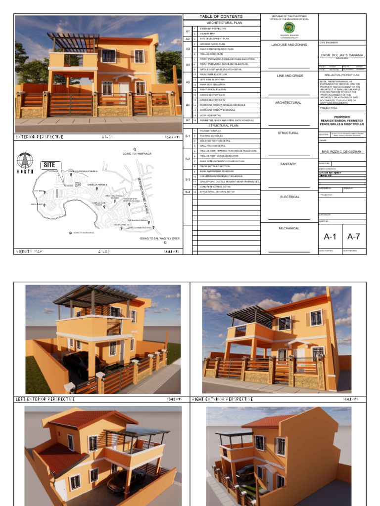 Camella Homes Baliwag Extension Plans | PDF | Civil Engineering ...
