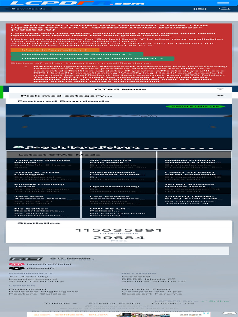 Gta5 Mods - Lcpdfr.com | PDF | Microsoft Windows | Computing