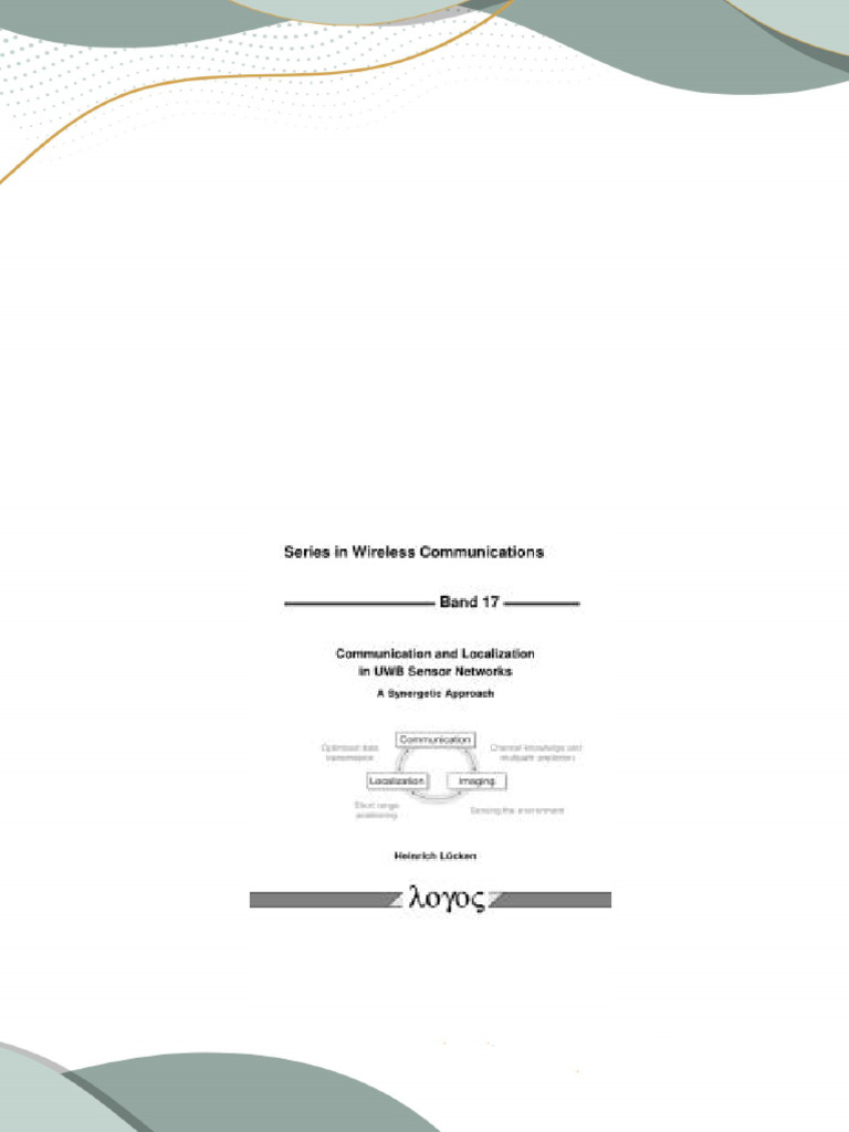 Instant Ebooks Textbook Communication And Localization In Uwb Sensor