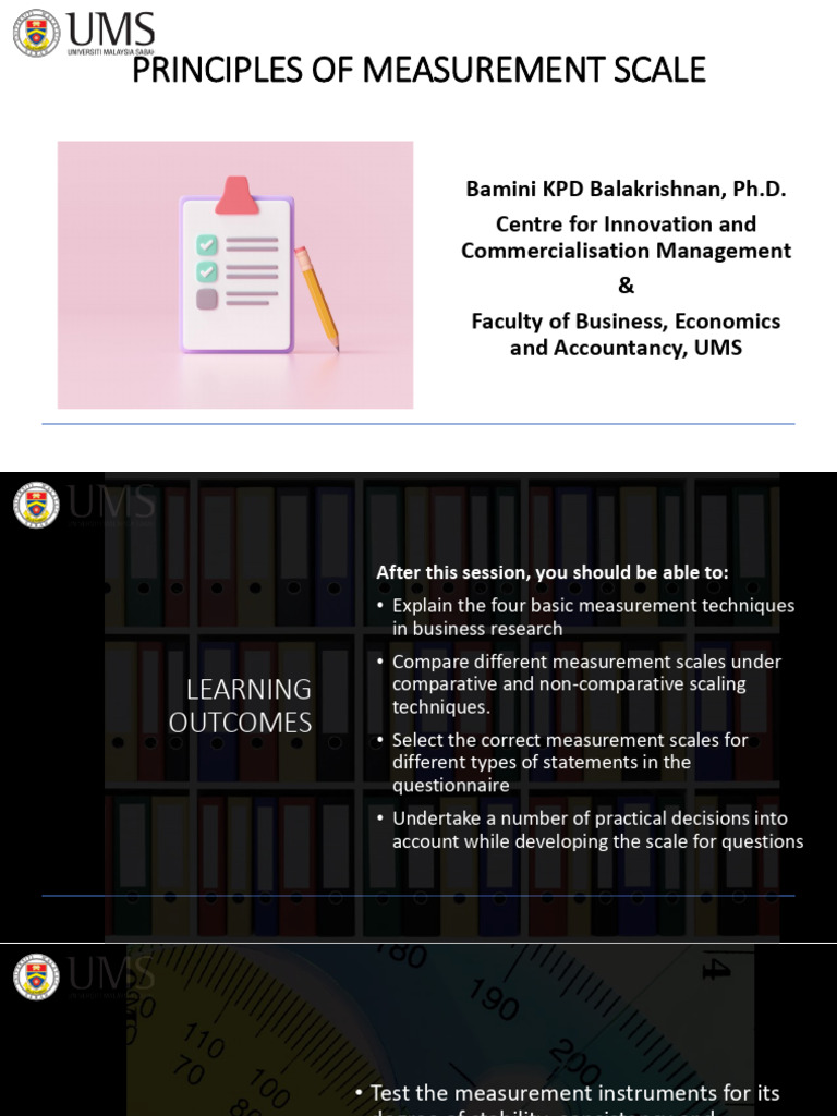 MEASUREMENT AND SCALING PASCA (3) | PDF | Validity (Statistics) | Level Of Measurement