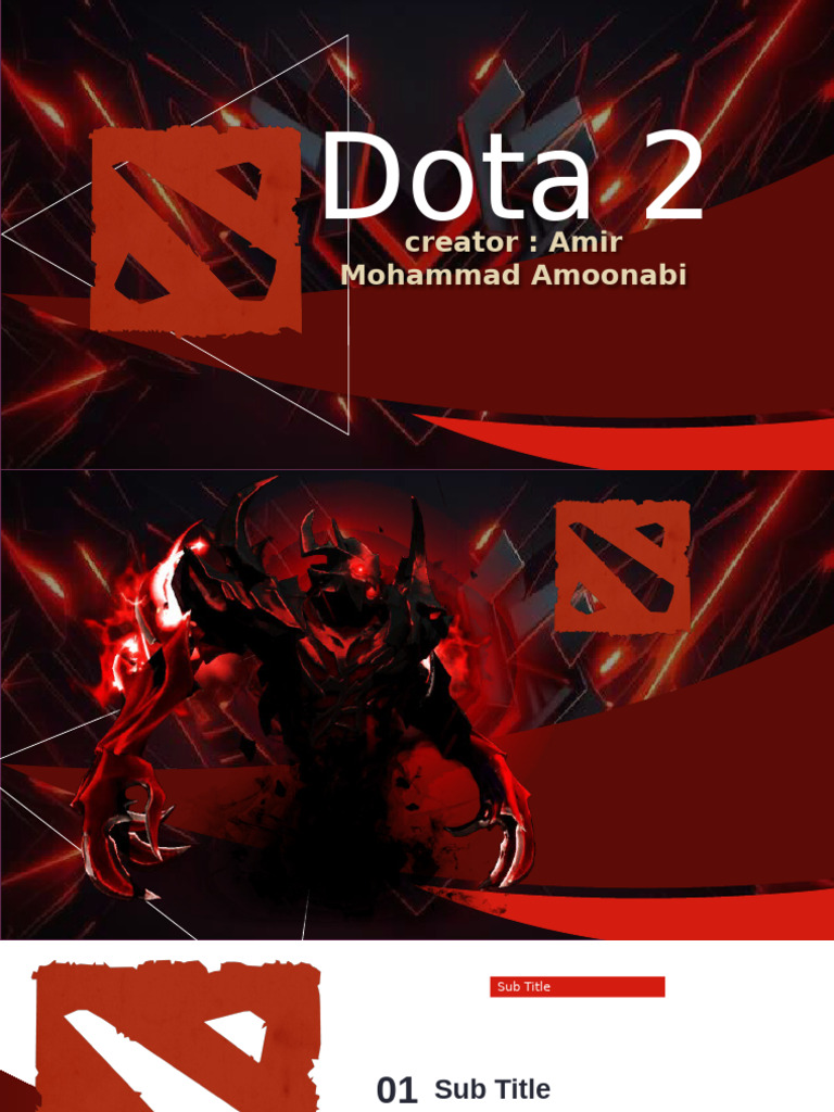 Dota 2 Template | PDF | Microsoft Power Point | Software