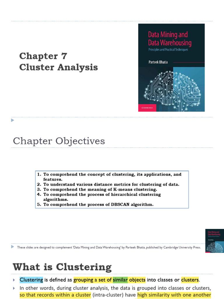 9-Types of Data in Cluster Analysis, Partitioning Methods-21-10-2024 | PDF | Cluster Analysis ...