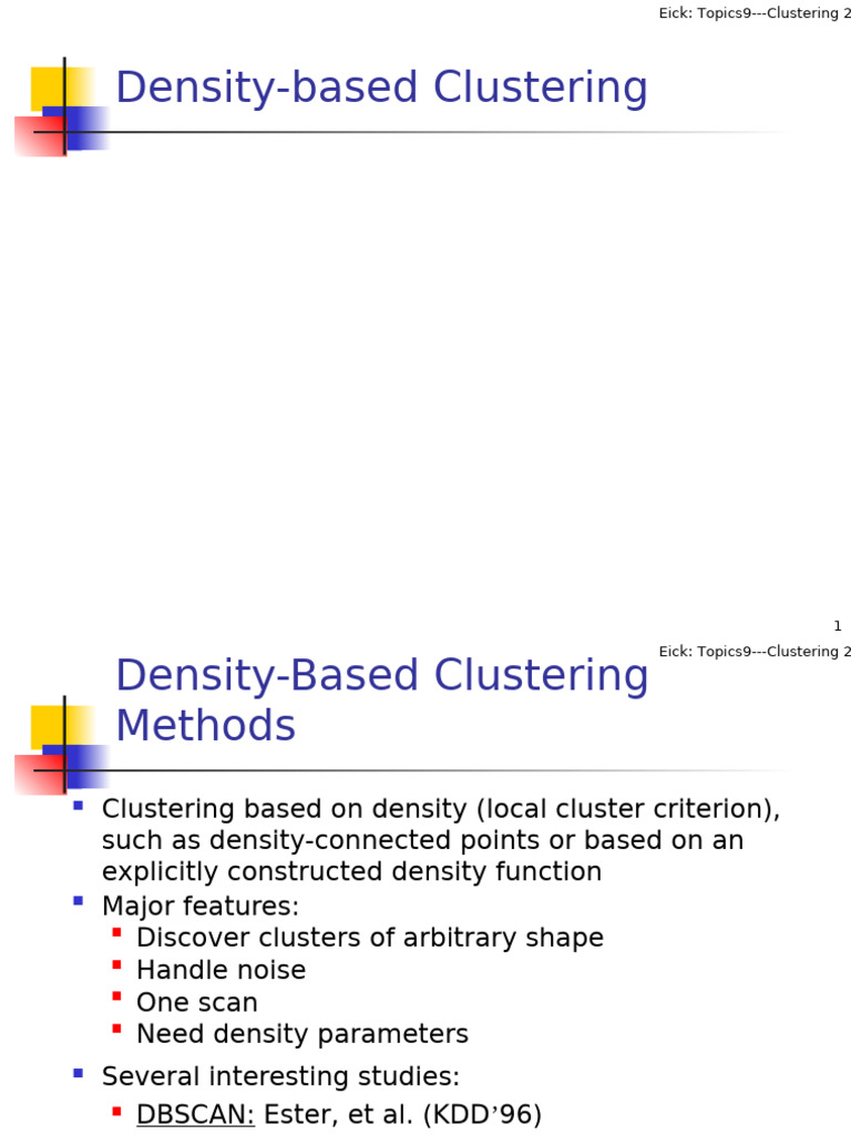 11 Grid Based Methods 04-11-2024 | PDF | Cluster Analysis | Algorithms And Data Structures