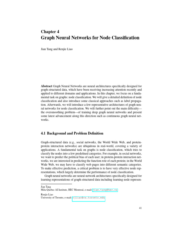 GNN Foundations Frontiers and Applications Chapter4 | PDF | Artificial Neural Network ...