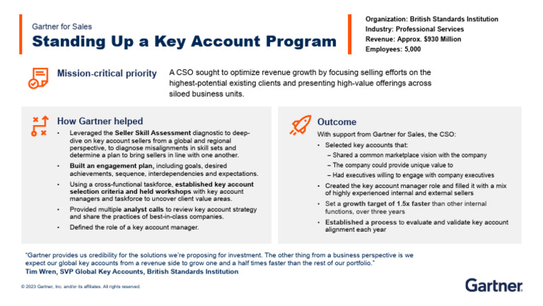 Bsi Standing Up Key Accounts | PDF | Sales | Business