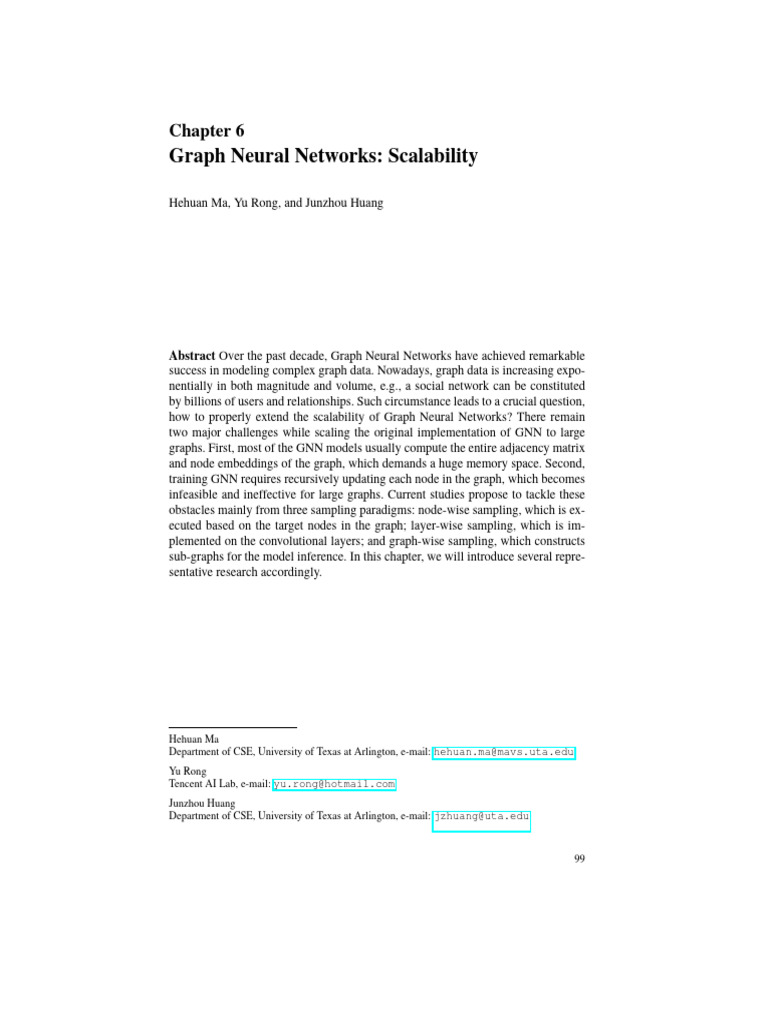 GNN Foundations Frontiers and Applications Chapter6 | PDF | Artificial Neural Network | Applied ...