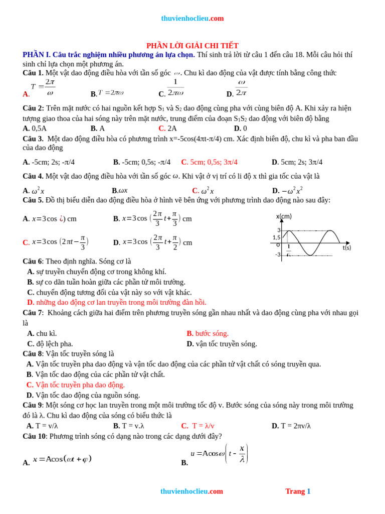 Bo de On Tap Cuoi HK1 Vat Li 11 CTST 24 25 | PDF
