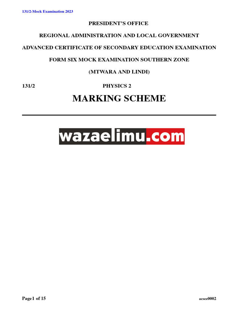 mock_phy_2_guid | PDF | Waves | Photoelectric Effect
