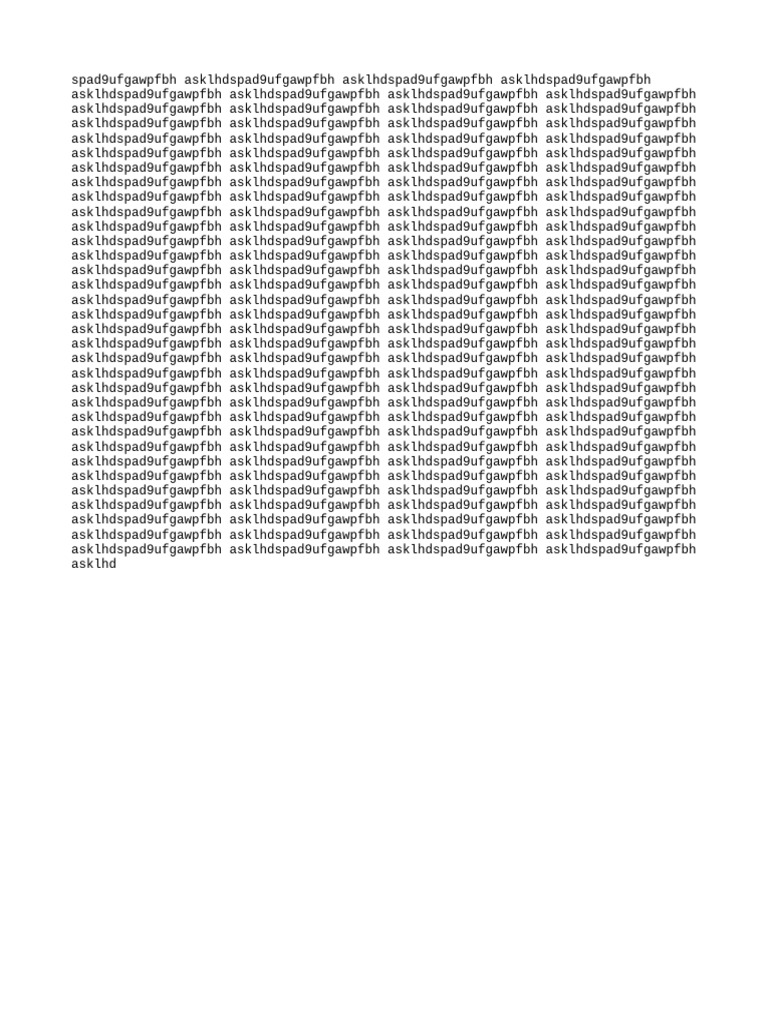 Repeated Text Analysis Document | PDF