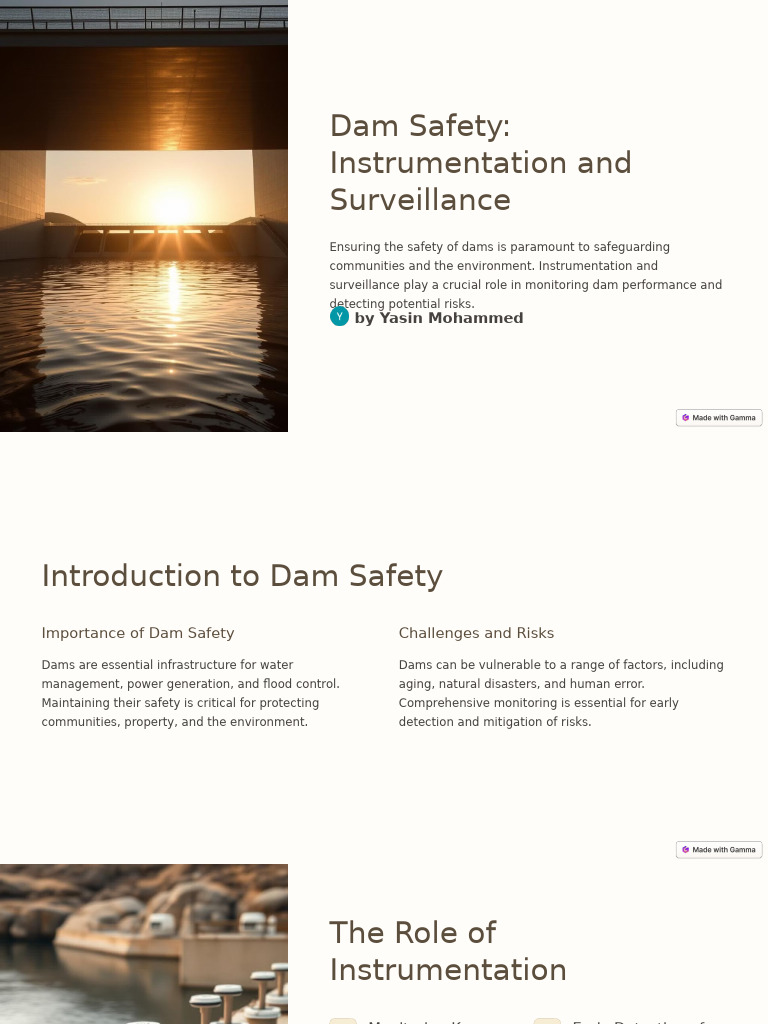 Dam Safety Instrumentation and Surveillance | PDF | Dam | Instrumentation