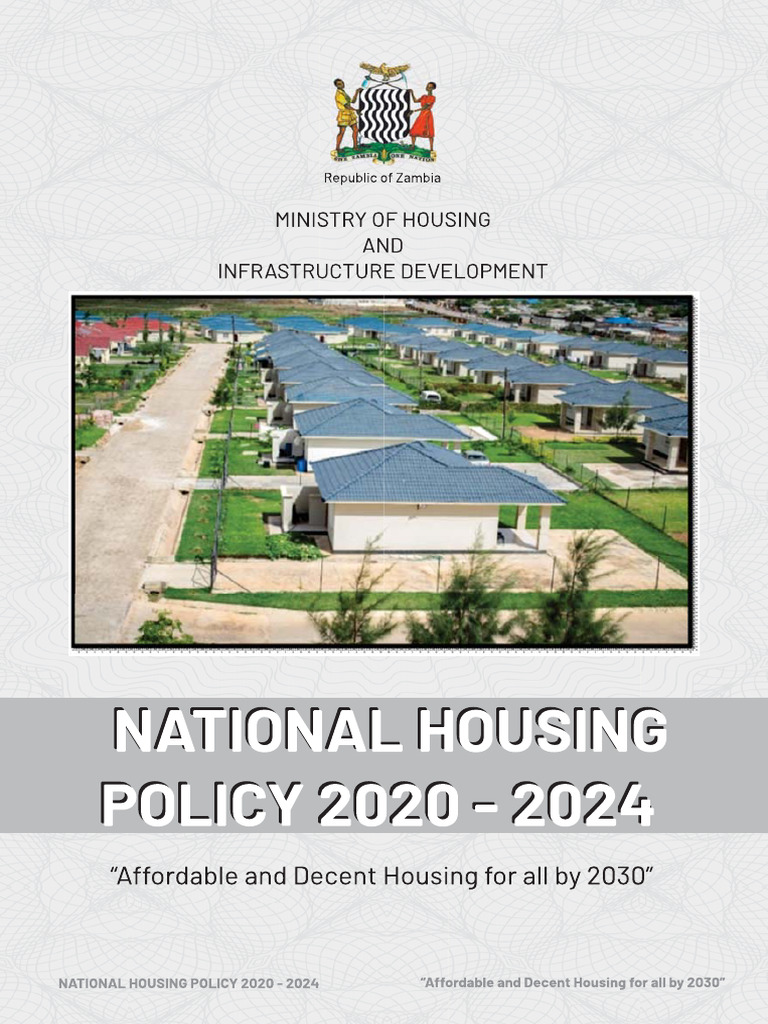 National Housing Policy NHP 2020 2024 | PDF