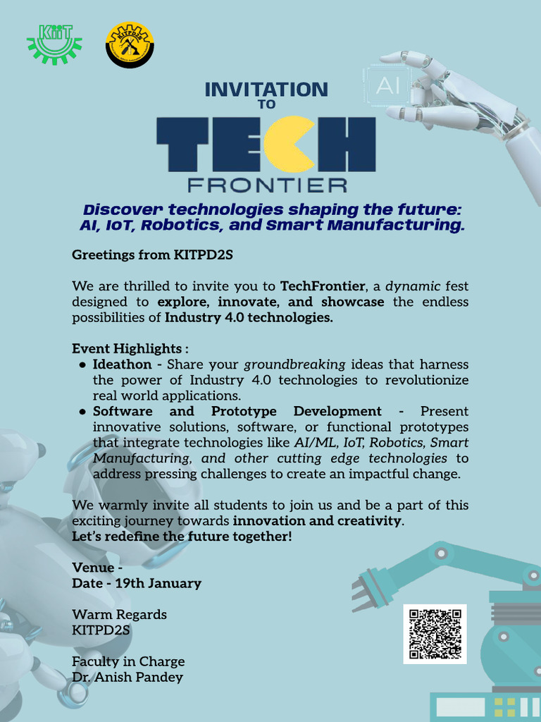 Invitation To TechFrontier | PDF