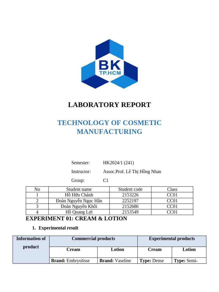 Cosmetic-lab | PDF | Topical Medication | Skin Care