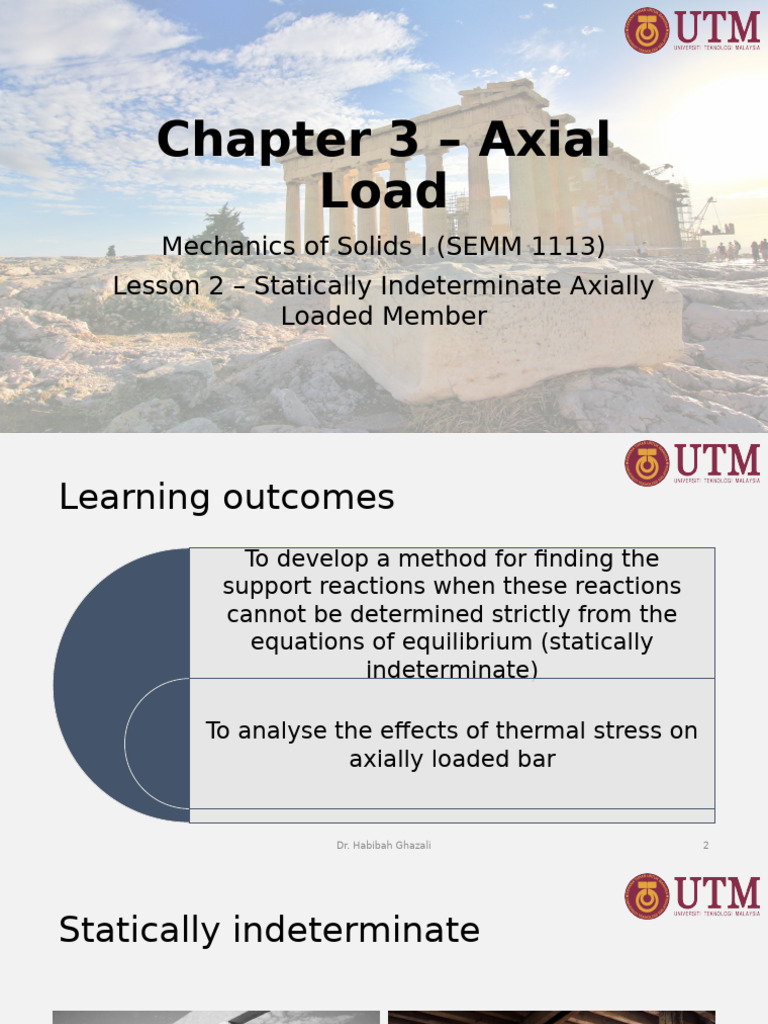 C3L2 - Statically Indeterminate | PDF | Thermal Expansion | Applied And ...