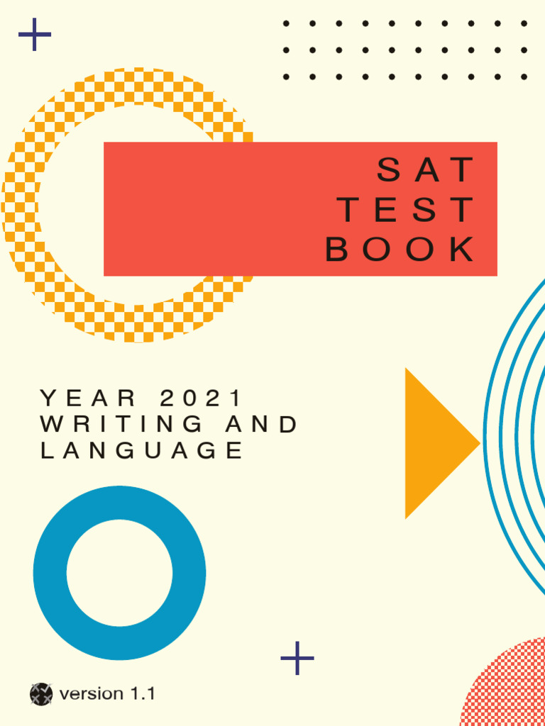 3W1Rs SAT Test Book Writing 2021 | PDF