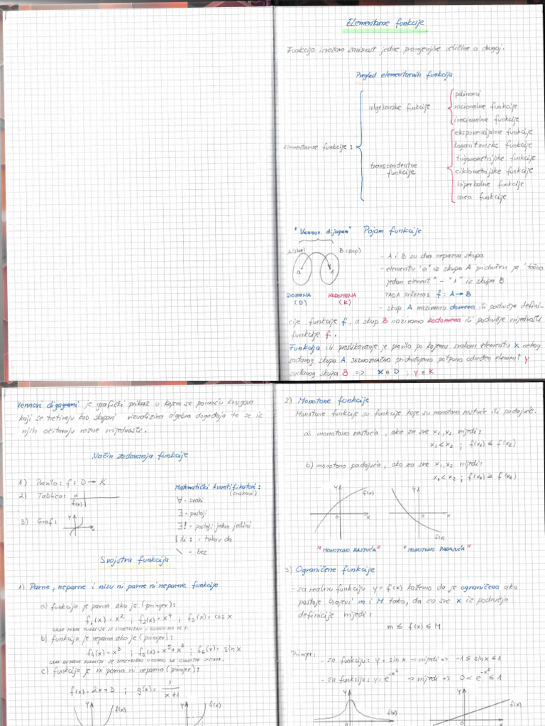Funkcije I Limesi | PDF