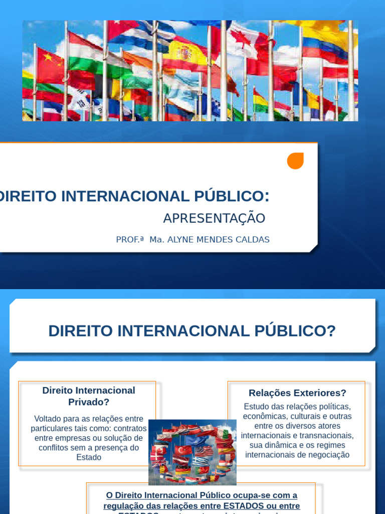 Aula 1 | PDF | Direito Internacional | Tratado