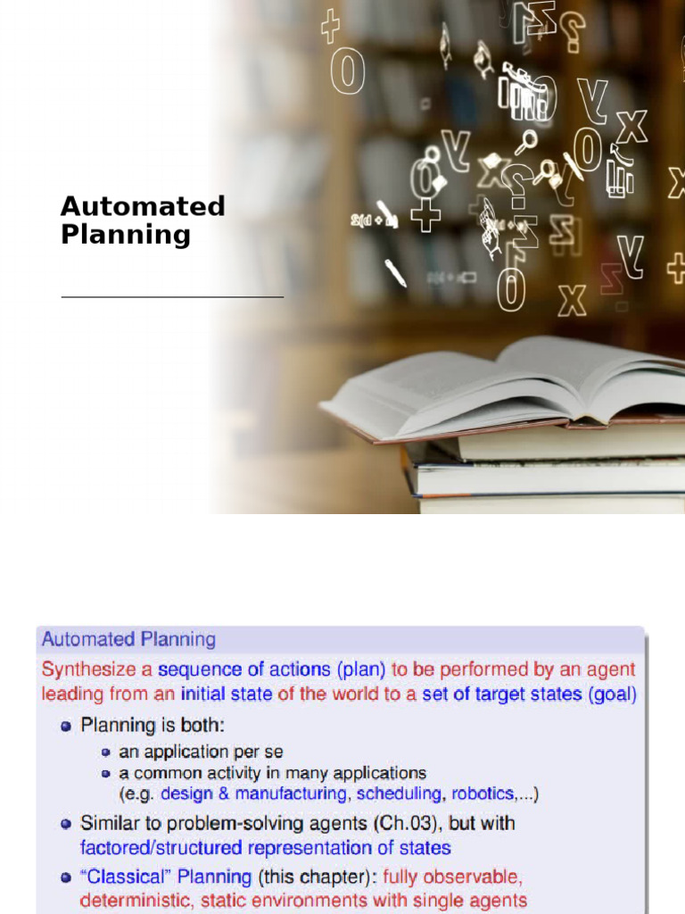 Automated Planning Techniques Explained | PDF | Applied Mathematics ...