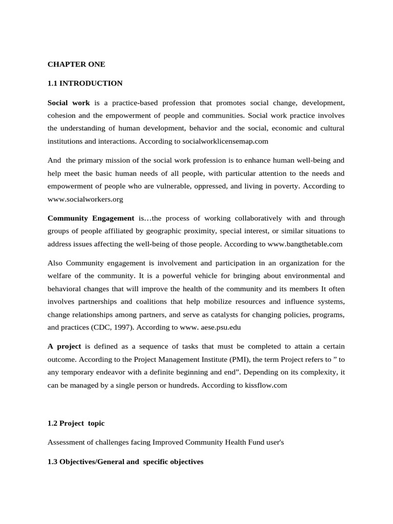 PROJECT CORRECTION | PDF | Social Work | Knowledge