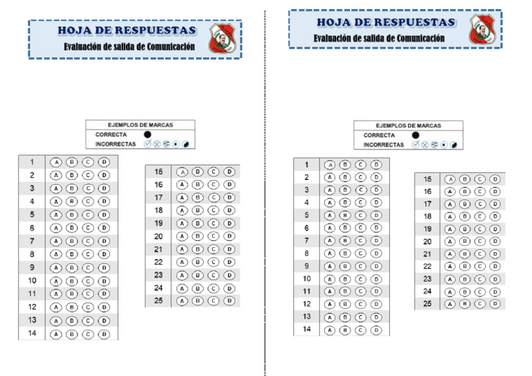 Ficha de Respuestas de Lectura | PDF