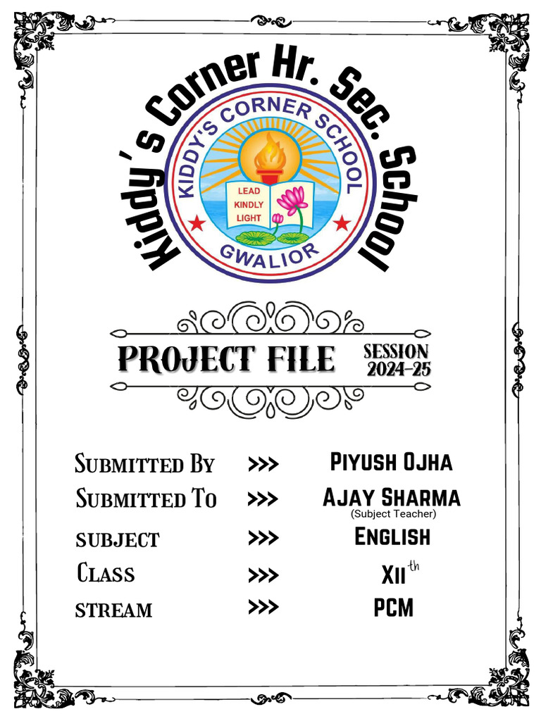 English Project Template v3.0 | PDF
