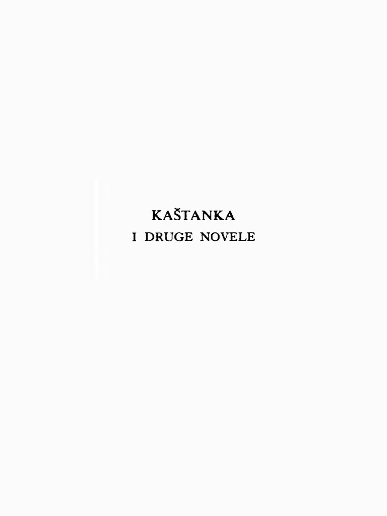 Čehov Kaštanka-I-Druge-Novele (Dragged) 4 | PDF