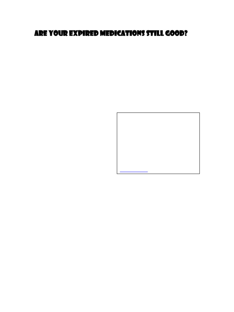 Expired Medications 2012 | PDF | Tablet (Pharmacy) | Pharmacology