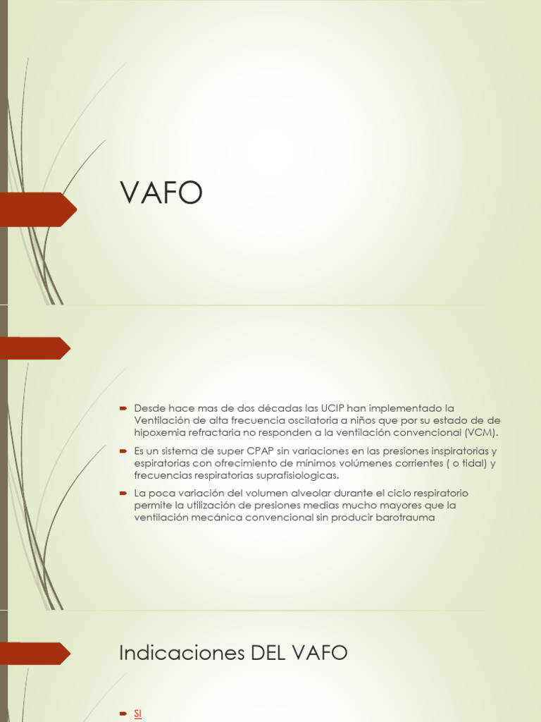 Ventilación de Alta Frecuencia Oscilatoria | PDF | Respiración ...