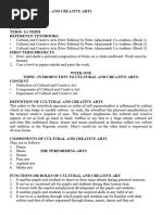 CCA Scheme of Work for JSS3 First Term | PDF | Nigeria | Design