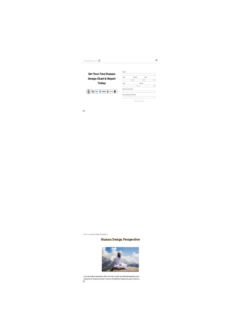 Understanding Human Design Perspectives | PDF | Cognition ...