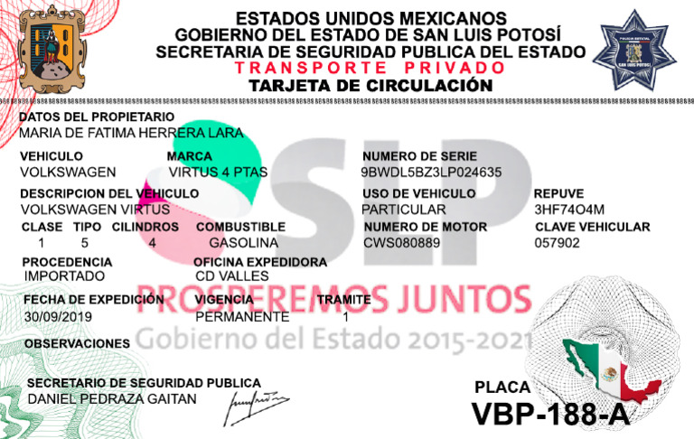 Tarjeta SLP Virtus | PDF