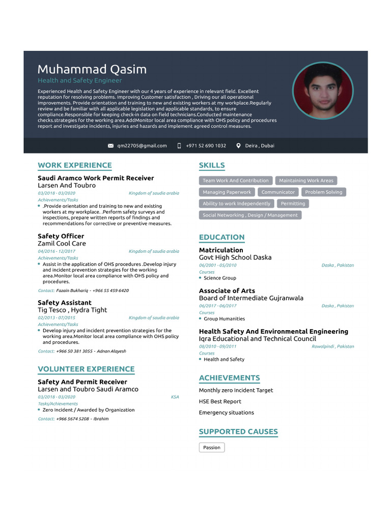 Muhammad Qasim Resume | PDF